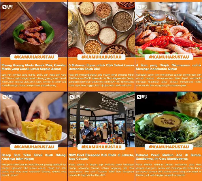 Desain Feed Instagram Makanan: Cek Ciri-ciri & Contohnya! - Creativism