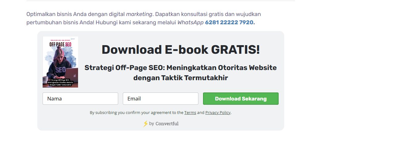 Contoh Call to Action Efektif untuk Semua Platform Digital - Creativism
